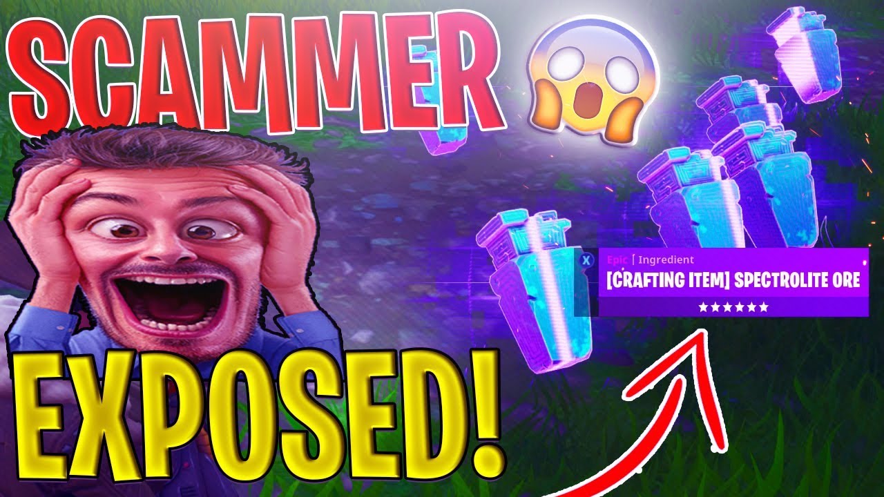 Going AFK Whilst Trading My Spectrolite Ore *MUST SEE* | Fortnite Save ...