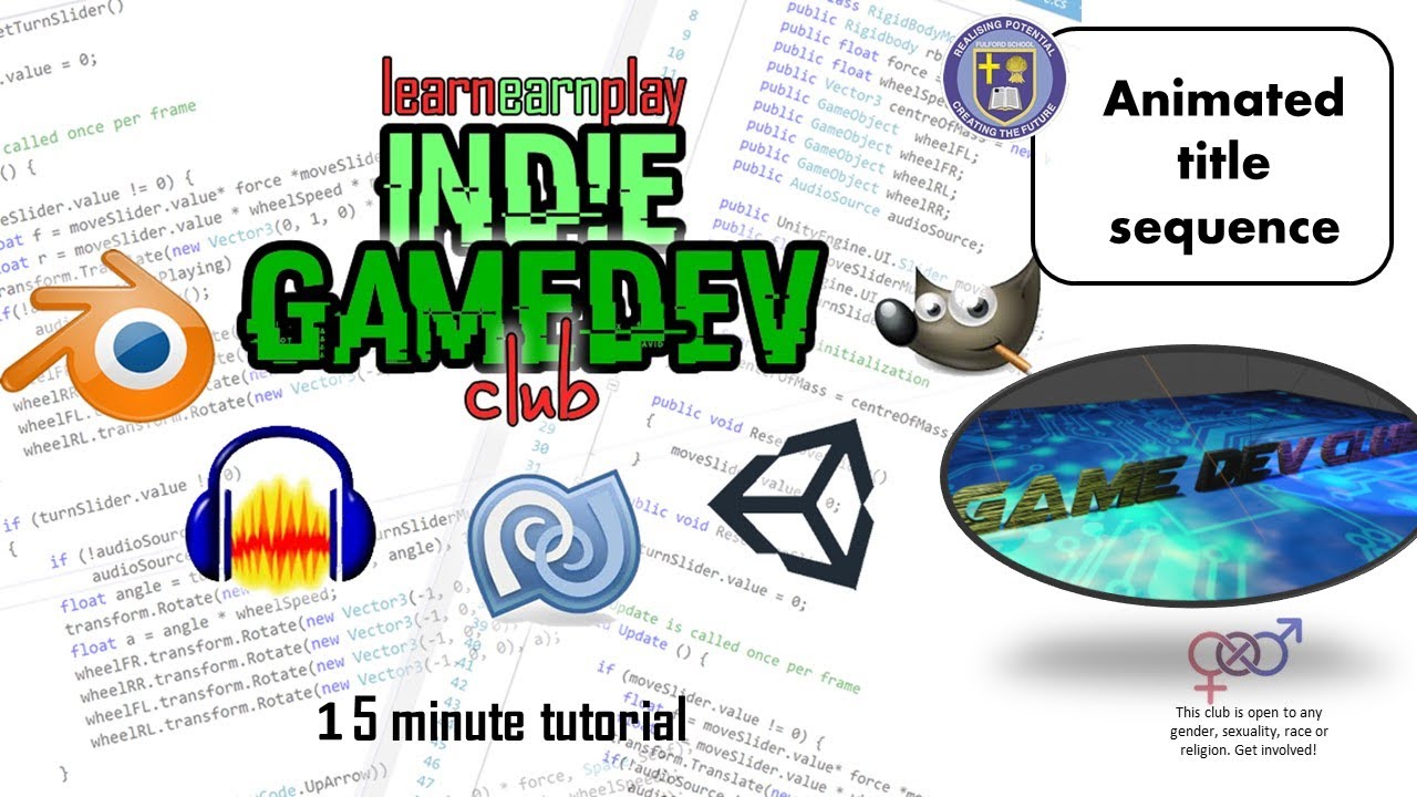 15 minute Blender Challenge: Make an animated intro sequence - YouTube
