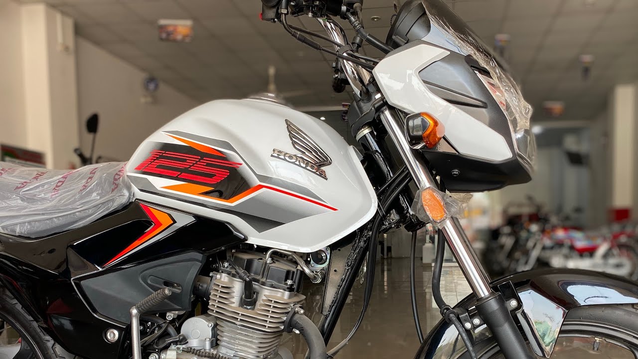 Honda Cb 125f new model white model special model in Pakistan first ...