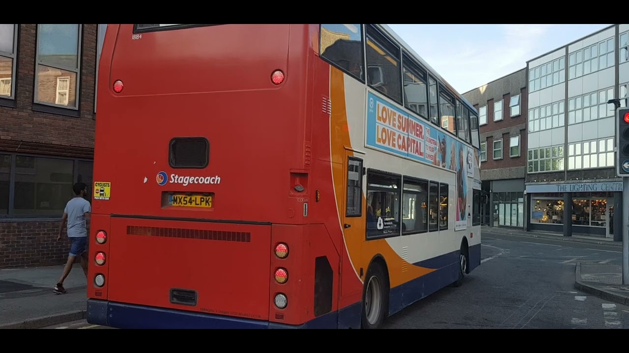 Here is the stagecoach bus 18184 on the number 200 in Guildford ...