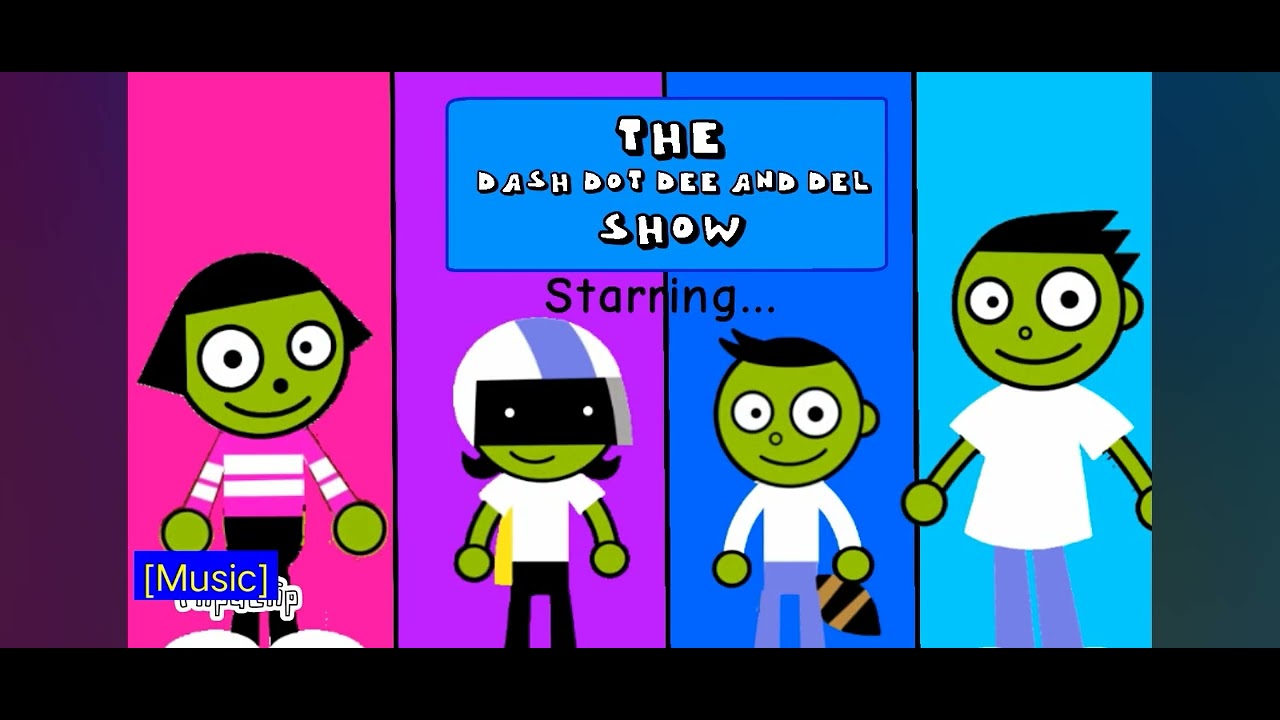 pbs kids dash dot dee del shows intro - YouTube