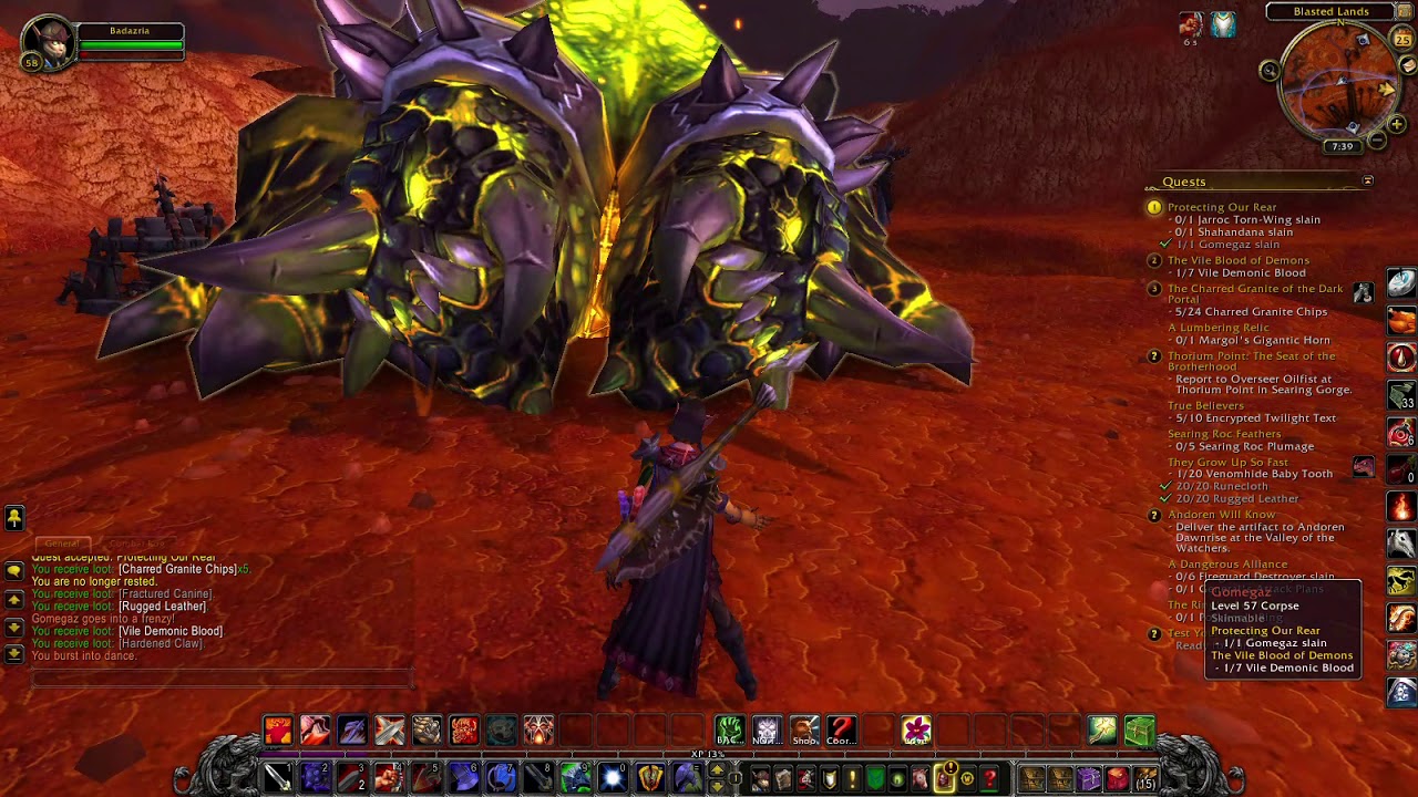 Killing Gomegaz in World of Warcraft - YouTube