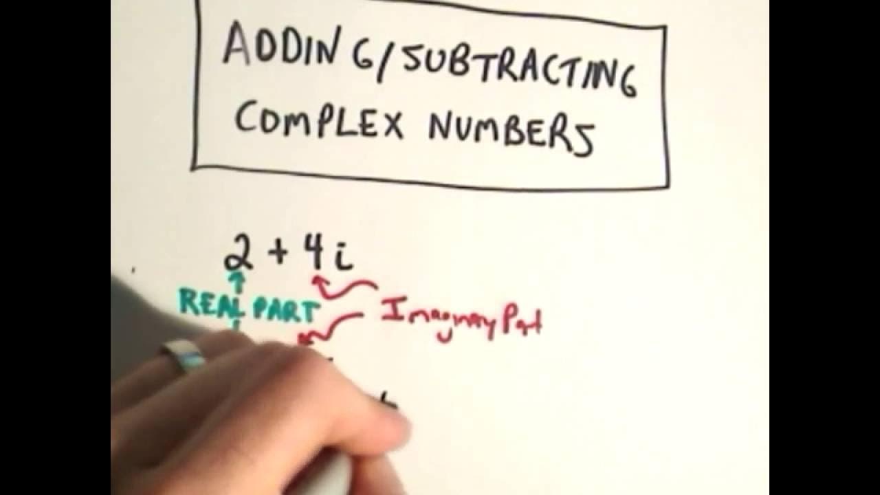 Complex Numbers - Graphing, Adding, Subtracting - YouTube
