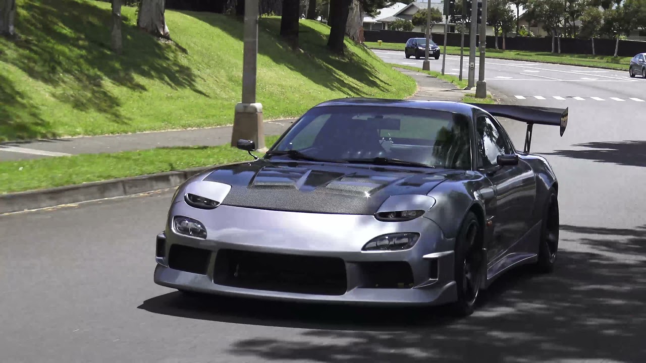 rx7 single turbo sounds - YouTube