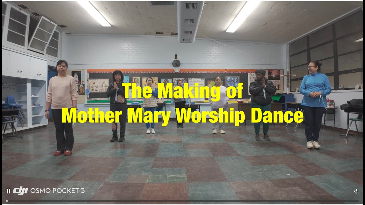 The making of Mother Mary worship dance - YouTube