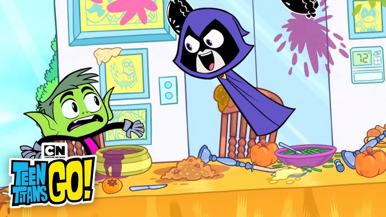 Favorite Titans Food Fights | Teen Titans Go! | Cartoon Network - YouTube