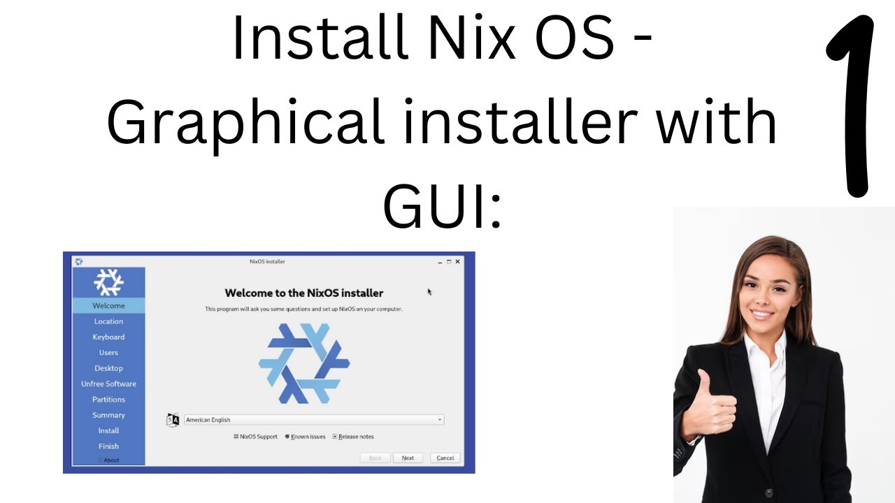 Nix OS - Graphical installer - easy and quick to install. - YouTube