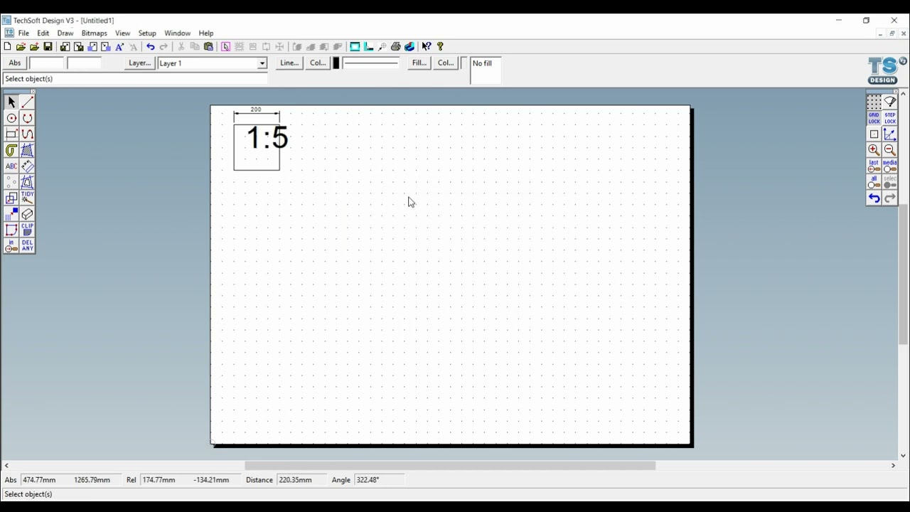 How to draw scaled drawings on 2D Design - YouTube