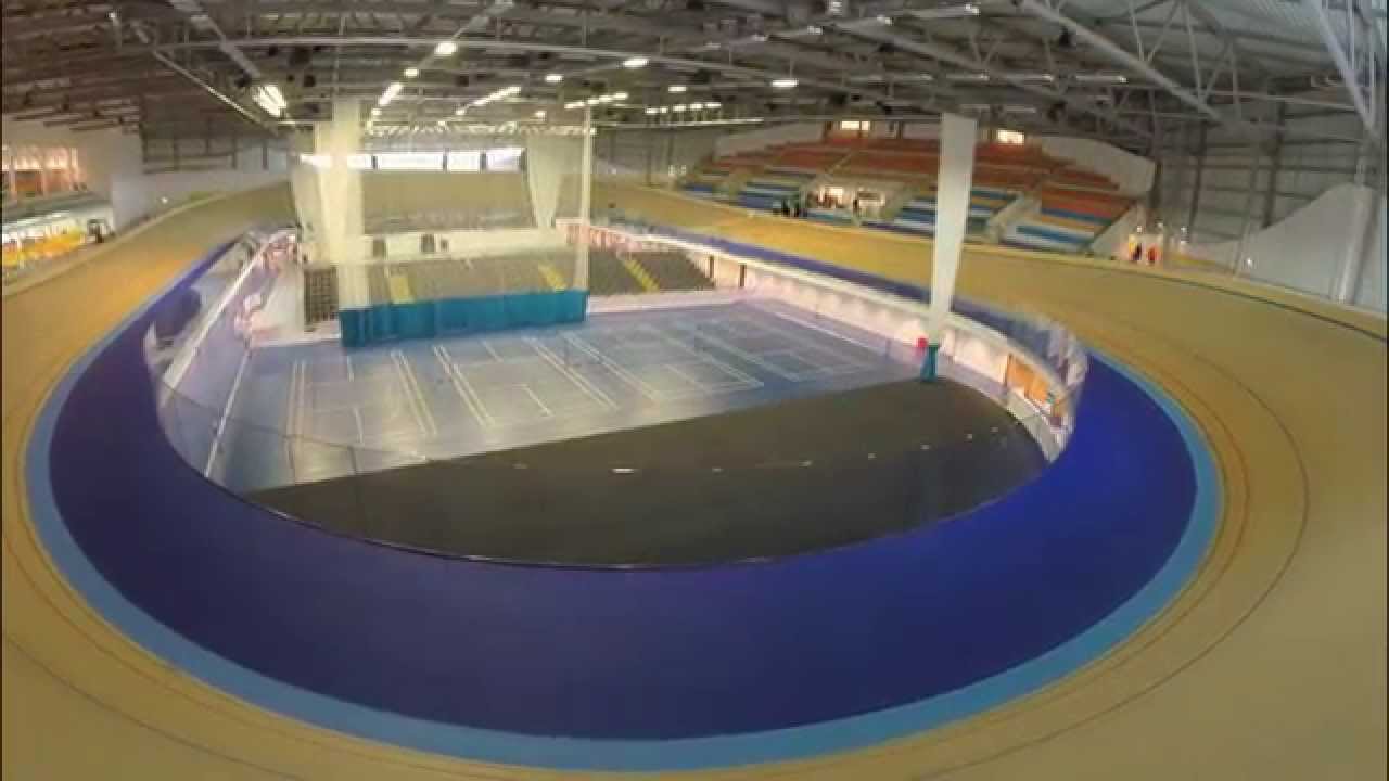 Derby Velodrome. Virtual Tour using GoPro plus 3 axis stabiliser. - YouTube