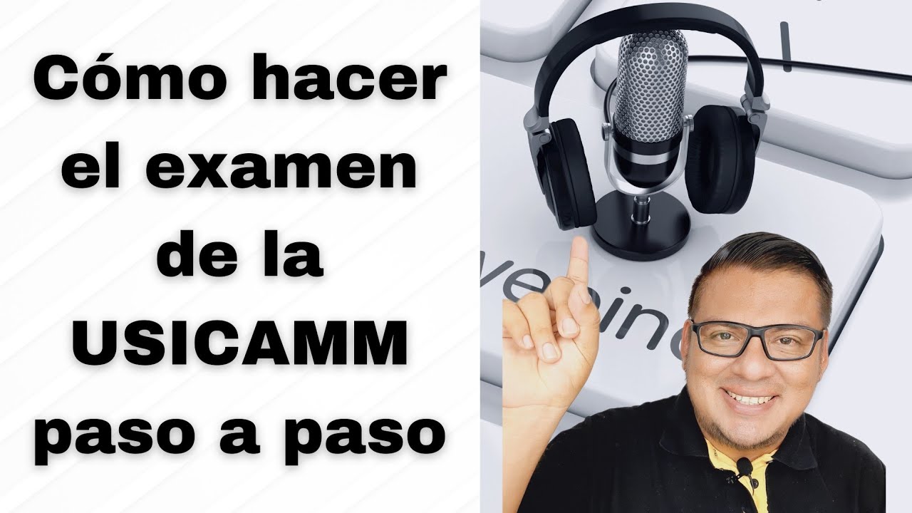 Cómo realizar el examen de la USICAMM paso a paso - YouTube