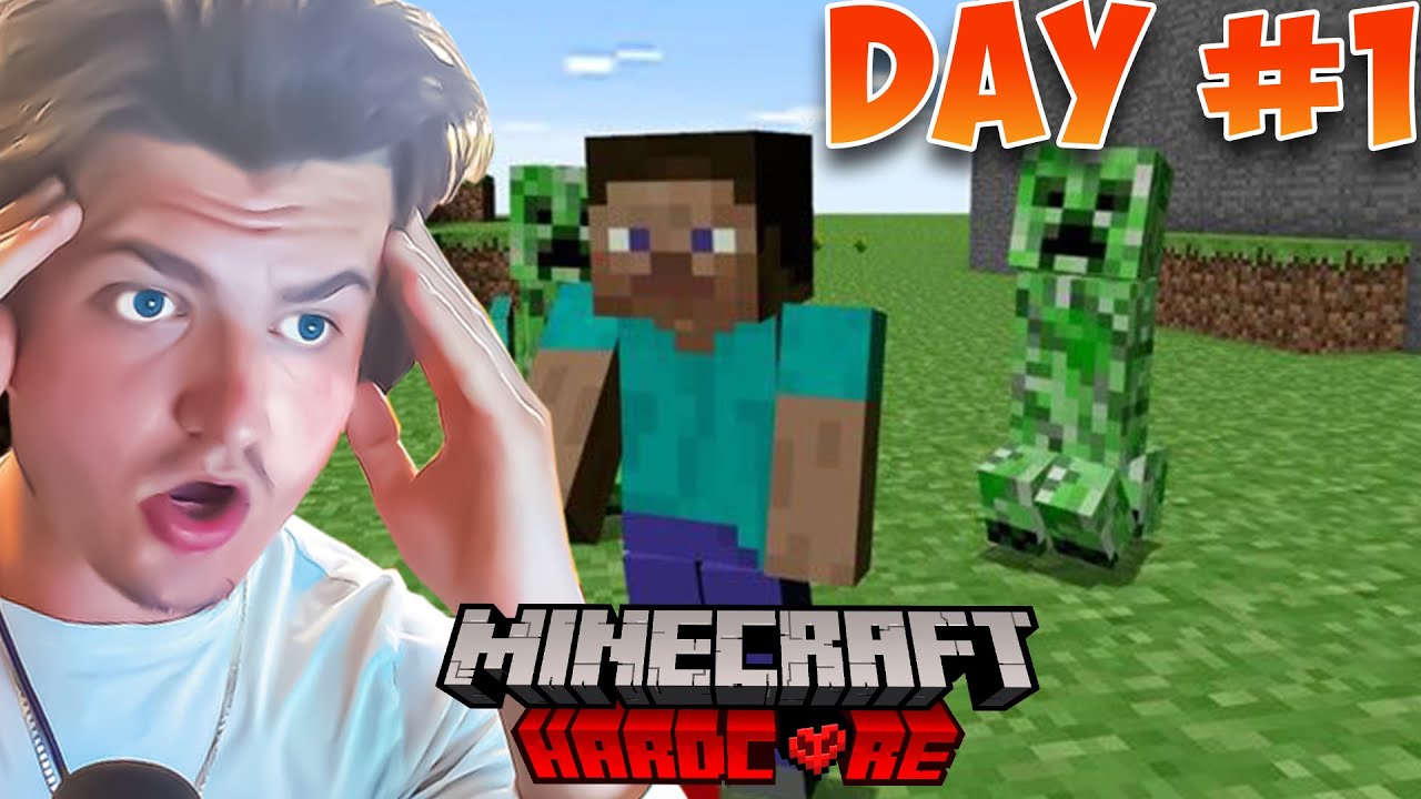 (LIVE) Minecraft Hard Core REALM SERIES | Day #2 - YouTube