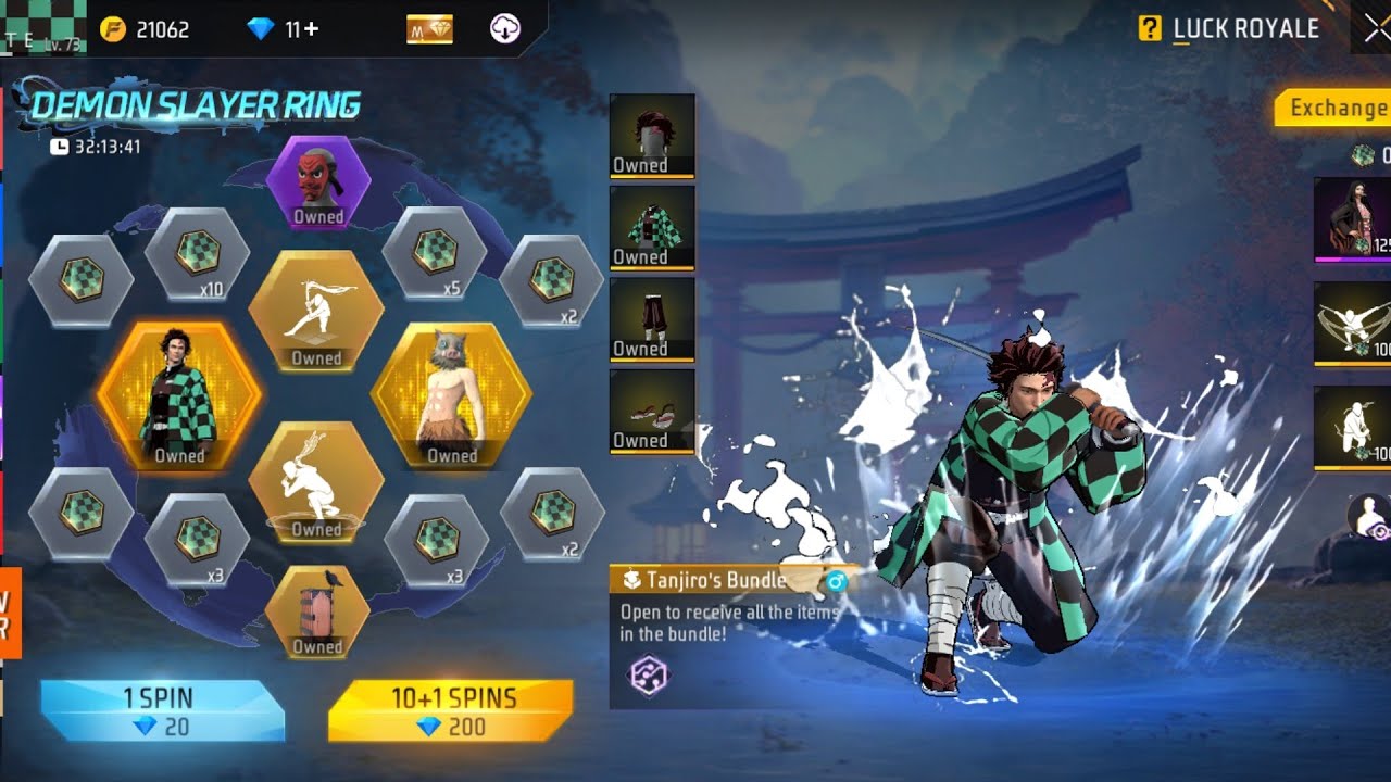 DEMON SLAYER ALL BUNDLE RETURN || LAST CHANCE DEMON SLAYER EVENT FREE ...