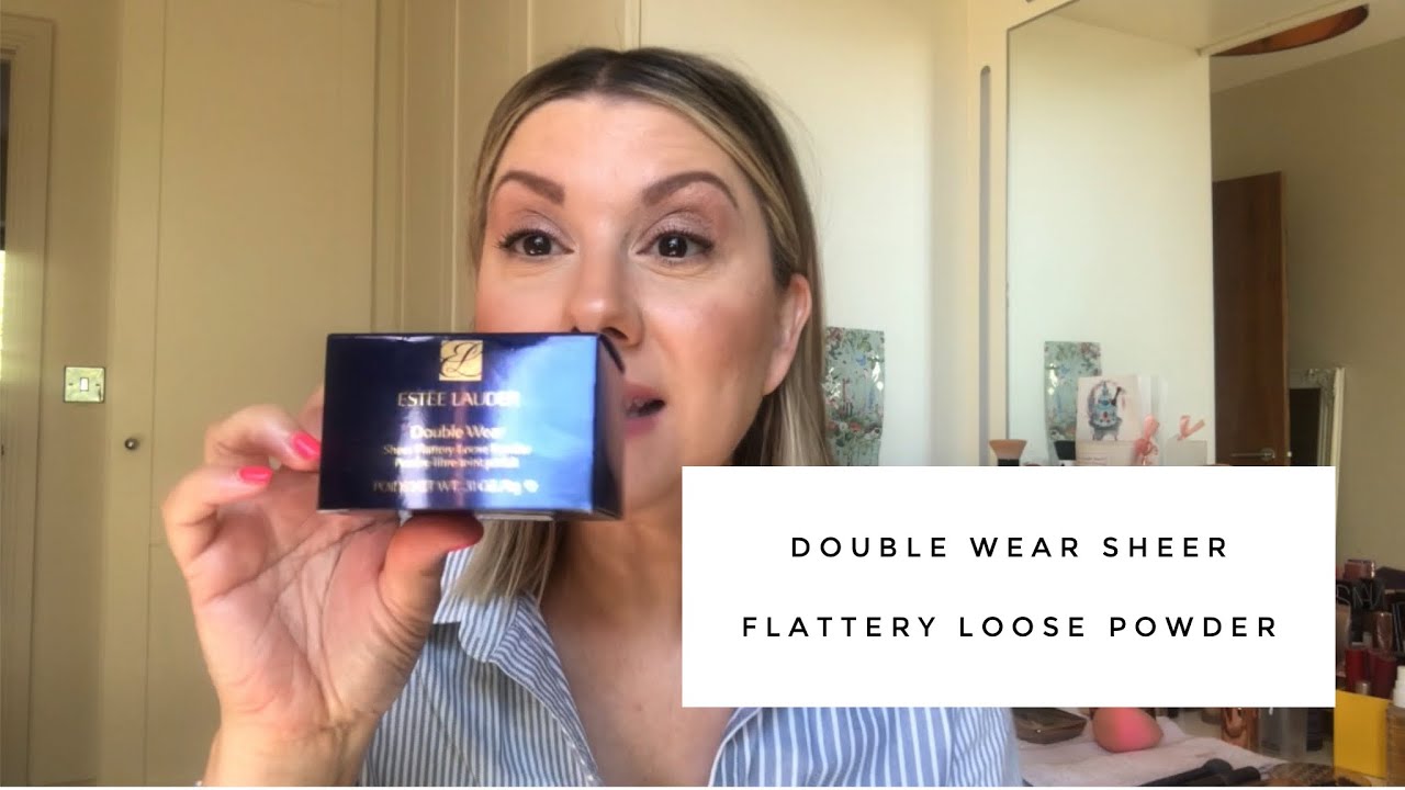 Double Wear Sheer Flattery Loose Powder | Review & Demo - YouTube