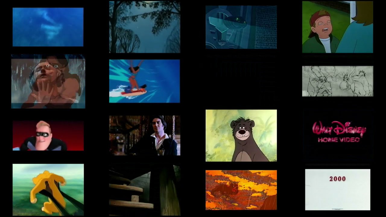 Multiple UK Disney VHS Openings in ONE VIDEO!!!! - YouTube