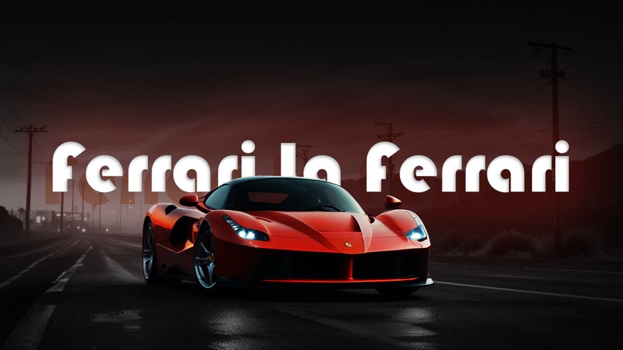 Ferrari La Ferrari - Night Race (T0mo Eurobeat) - YouTube
