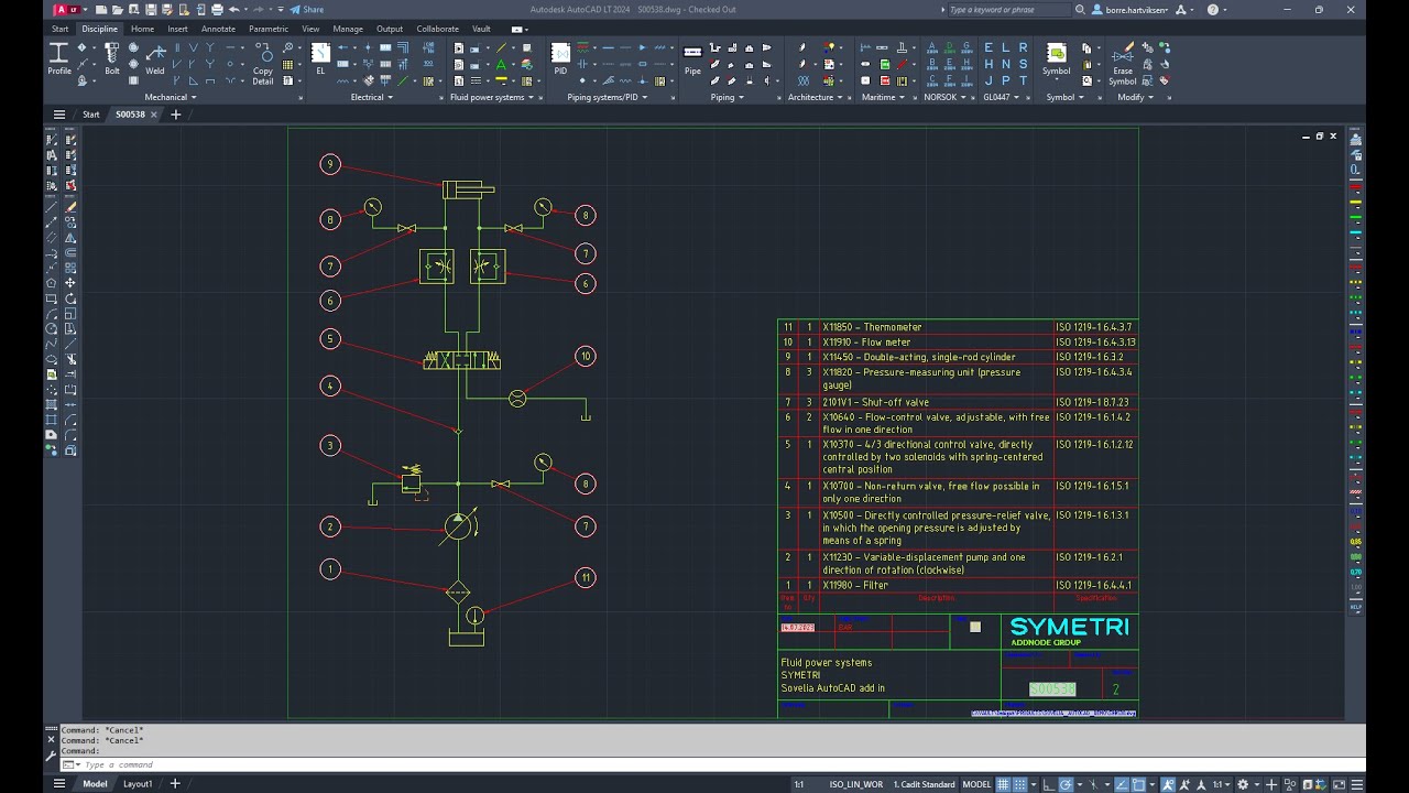 Sovelia AutoCAD Fluid power systems - YouTube