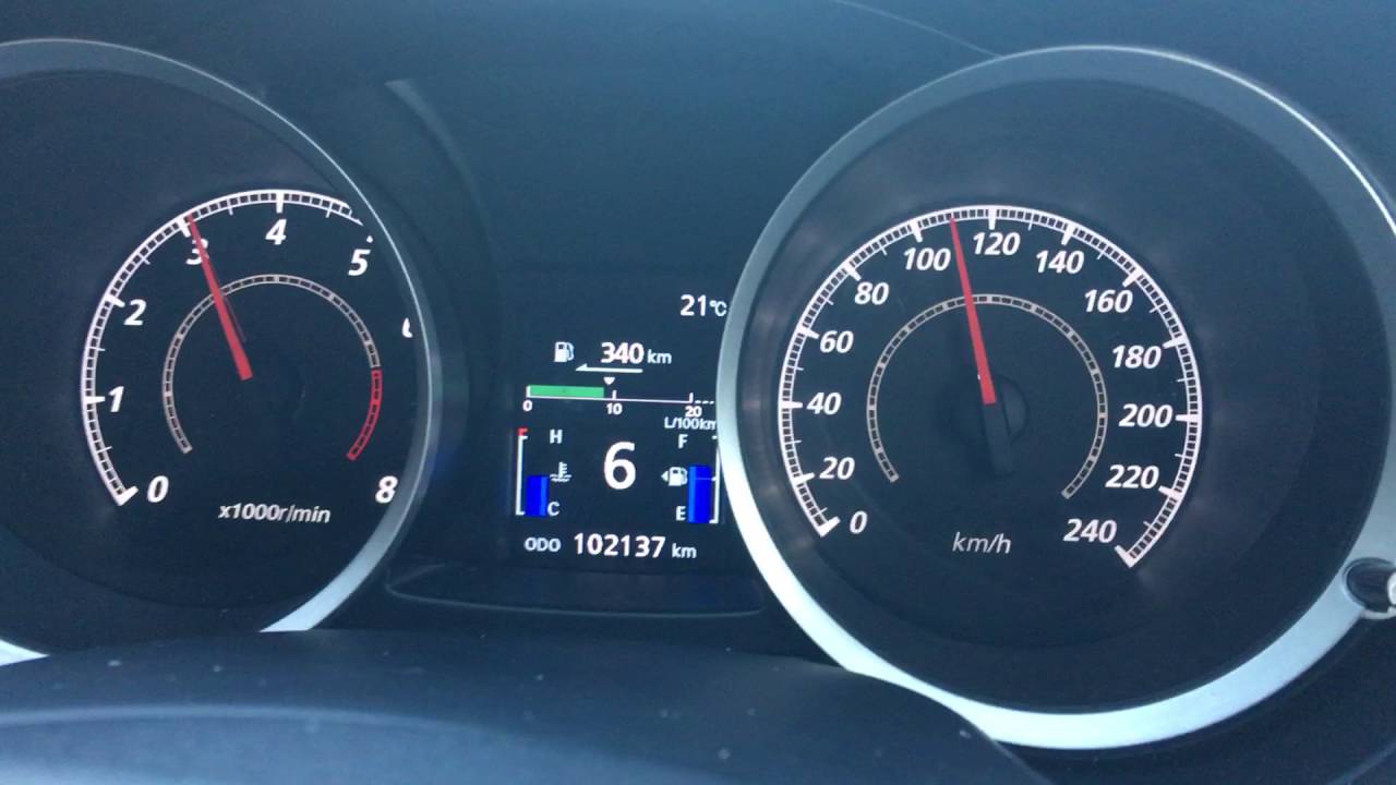 Mitsubishi Lancer high revs on highway 1 - YouTube