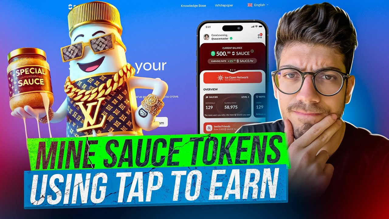 EARN SAUCE TOKENS USING TAP TO MINE TECHNOLOGY OF ION ECOSYSYTEM 🔥 - YouTube