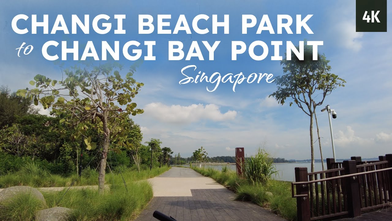 Changi Beach Park to Changi Bay Point - Cycling Singapore Parks - YouTube