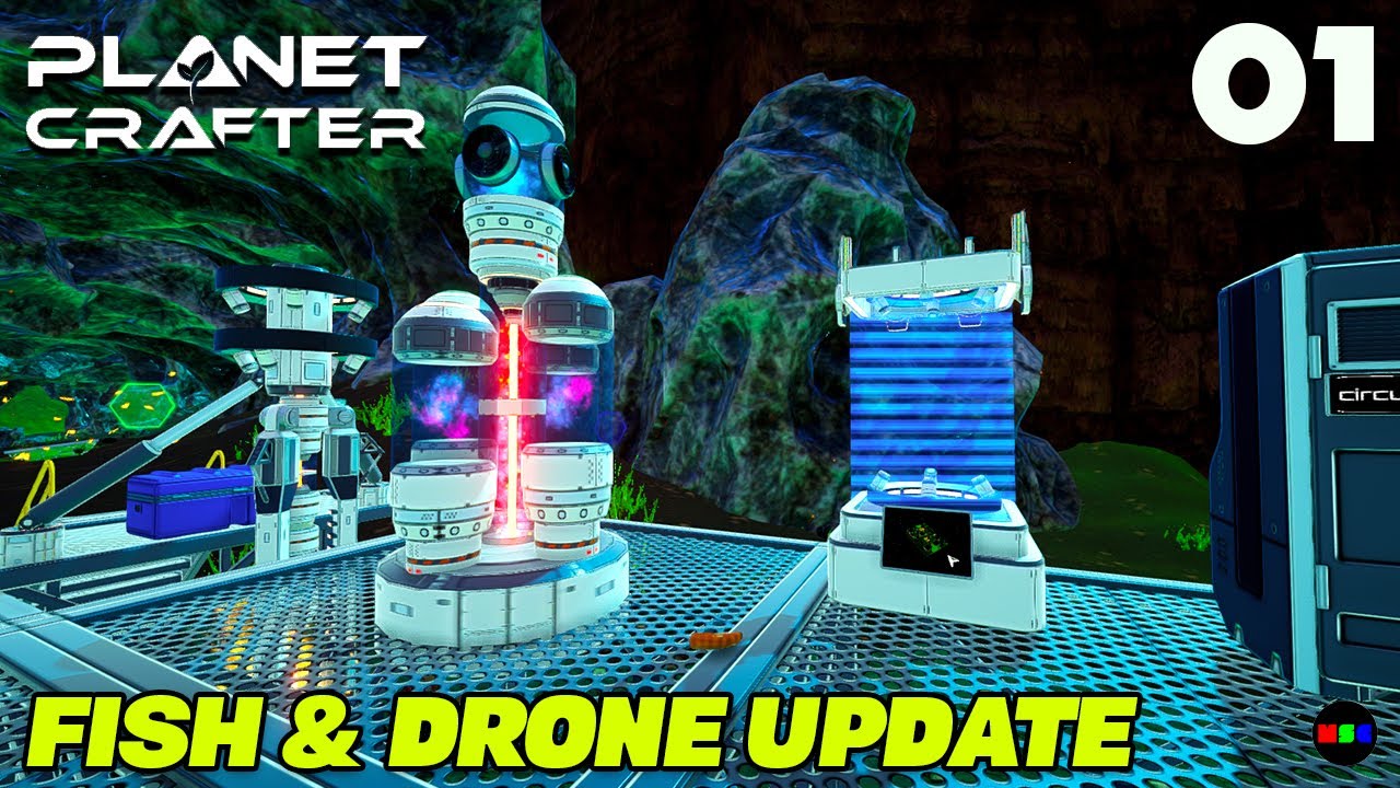 Coba Update Baru The Planet Crafter Fish & Drones - Pabrik Automation ...