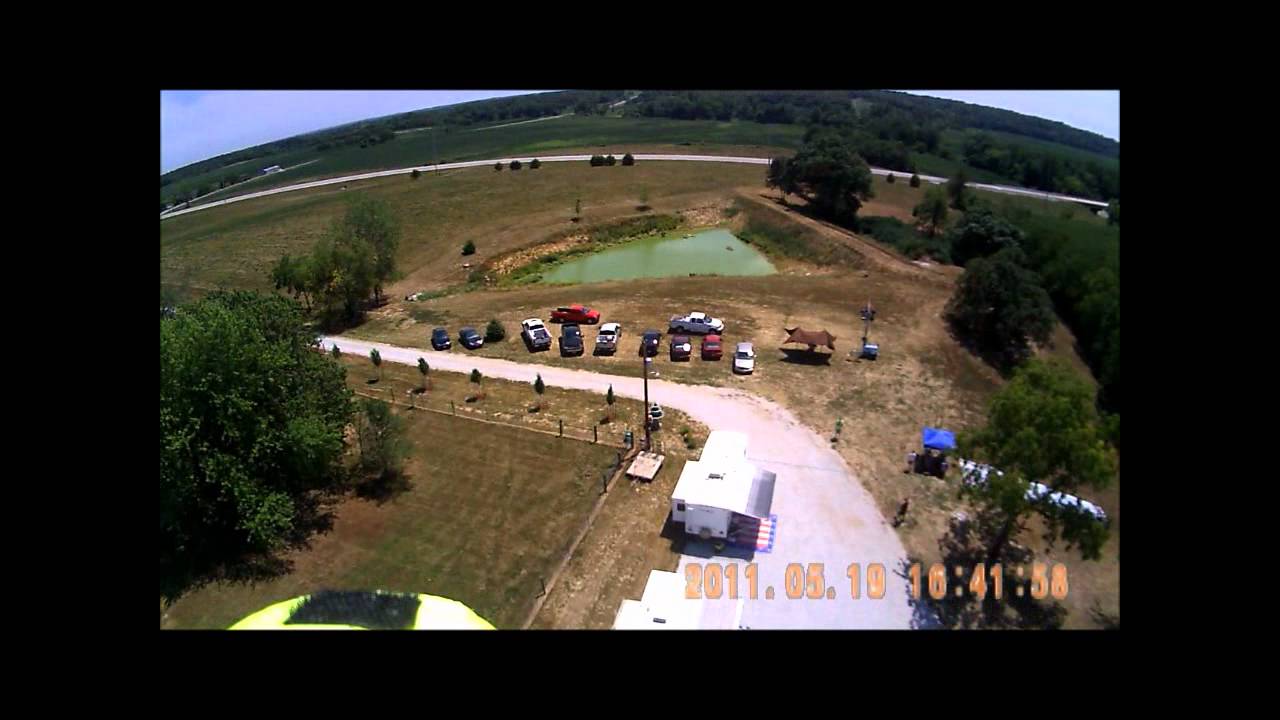 Easystar redneck reunion flight in tight spot - YouTube