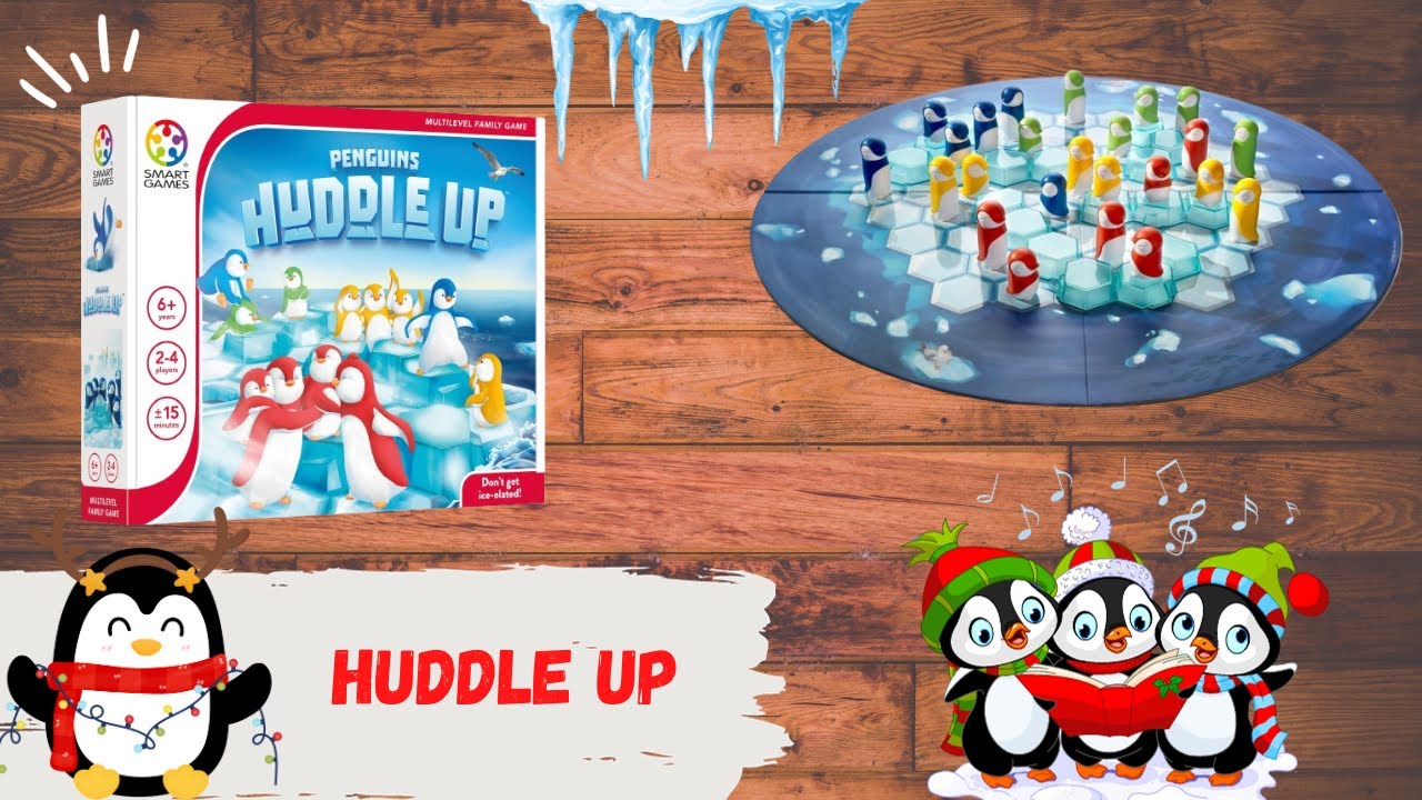 HUDDLE UP | КАК СЕ ИГРАЕ? | HOW TO PLAY? | SMART GAMES | ПИНГВИНИ НАКУП - YouTube