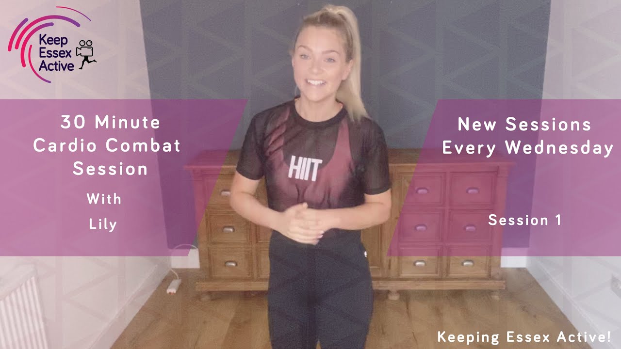 30 Minute Cardio Combat | Work Out with Lily | Session 1 - YouTube