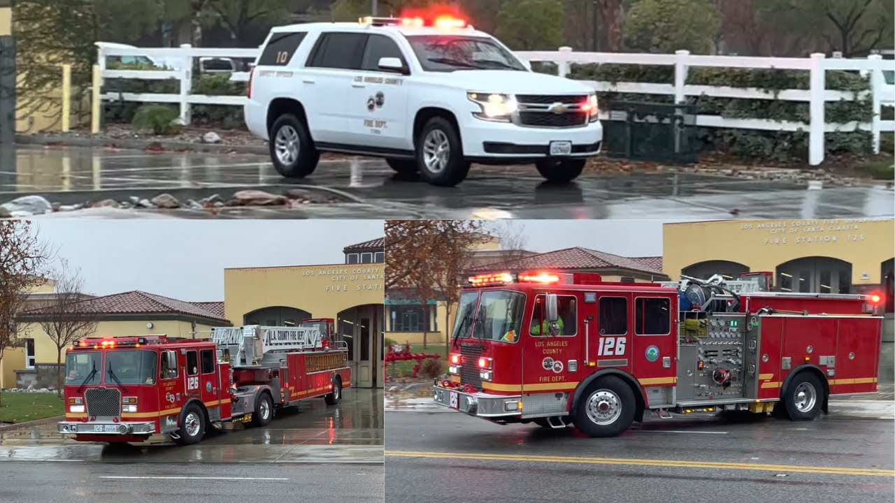**FIRST CATCH** LACoFD Engine 126, Quint 126, Safety Officer 10 - YouTube