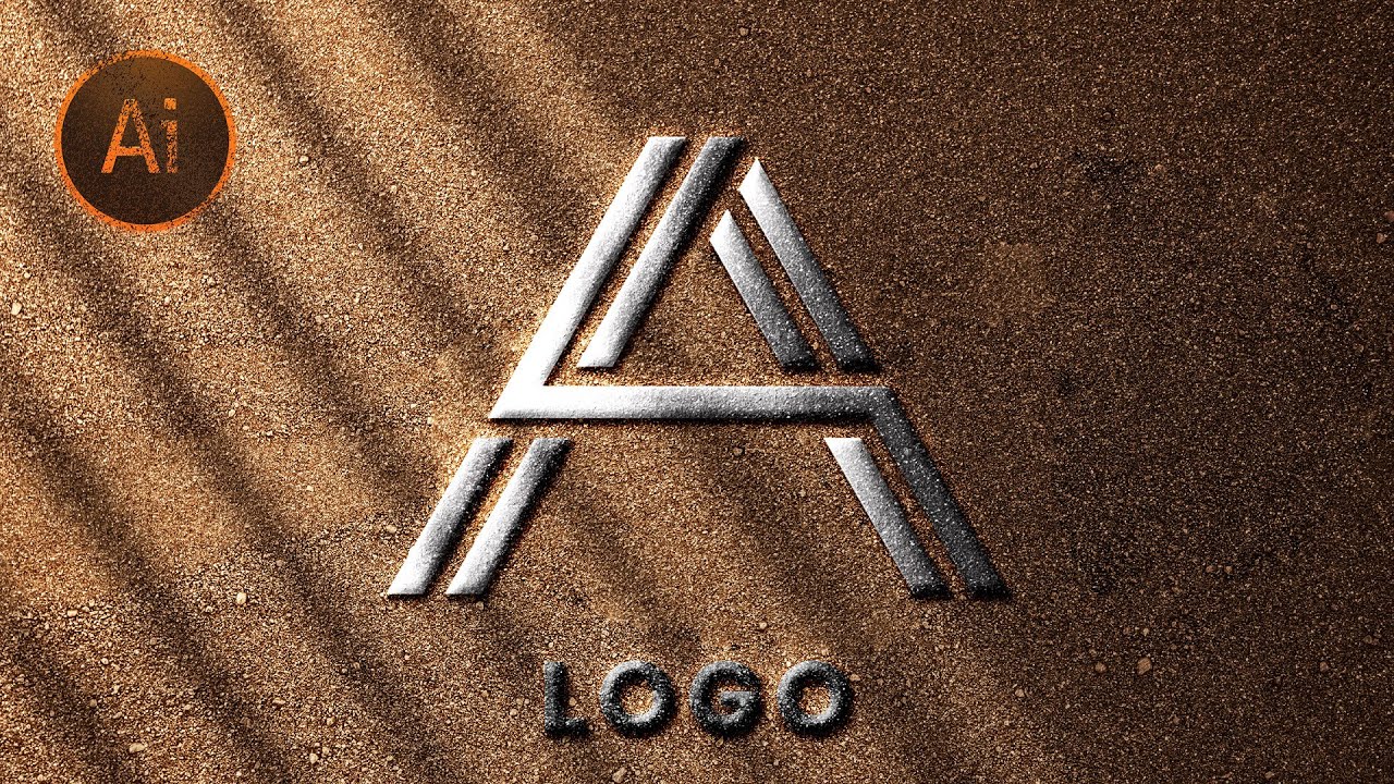 How to make "A" Professional Letter Logo In Adobe Illustrator | Logo ...