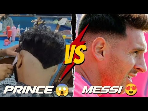 Messi Hairstyle || Messi Haircut || Messi Hair Cutting - YouTube