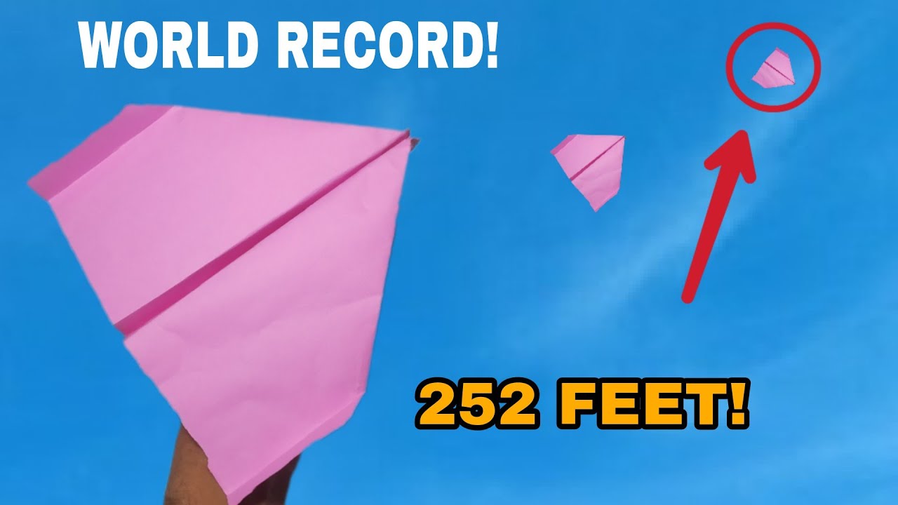 How To Make World Record Paper Airplane Fastest Paper Airplane World how-to-make-world-record-paper-airplane-fastest-paper-airplane-world