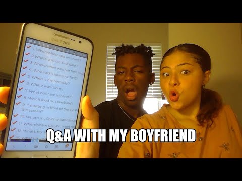 Q&A with My Boyfriend(extremely funny)