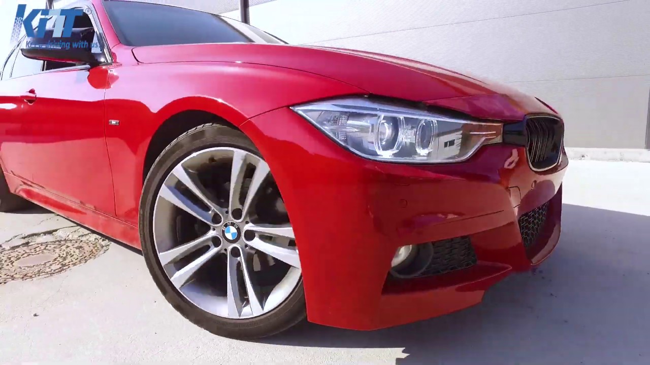Cherry Red Body Kit BMW F30 (2011-up) M-Technik Design by KiTT Tuning ...