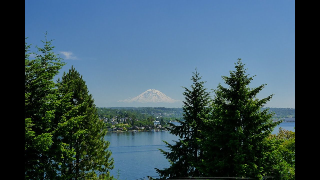 SOLD! Majestic Mount Rainier View On Mercer Island - YouTube