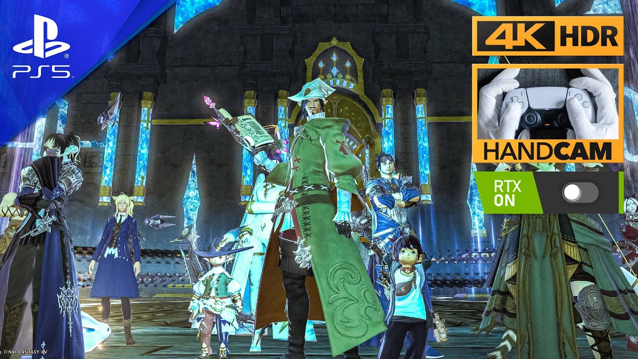 (PS5) Gameplay FFXIV Endwalker 🔴 Summoner - Beschwörer Controller ...