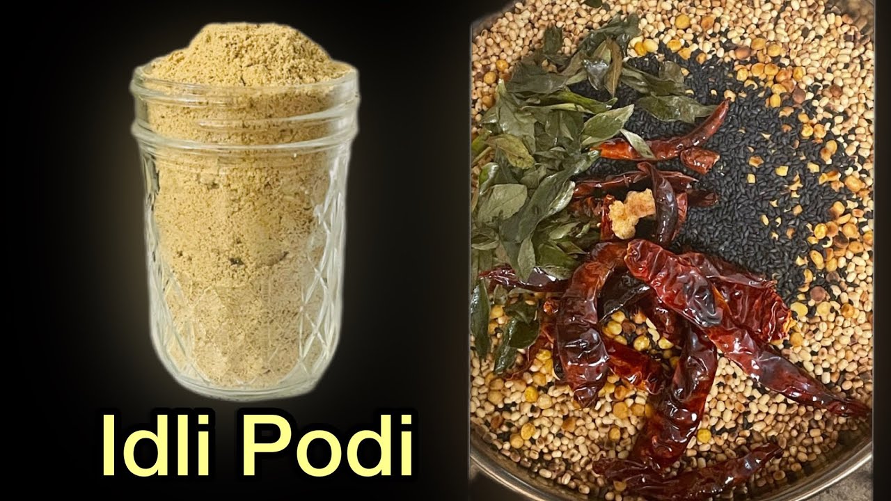 Perfect Idli Milakai Podi / Side dish for Idli and Dosa / Idli Podi ...
