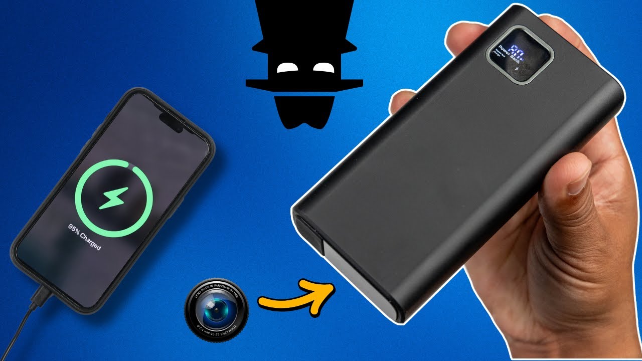 Power Bank w/ Hidden 2K Spy Camera & Night Vision Review - YouTube