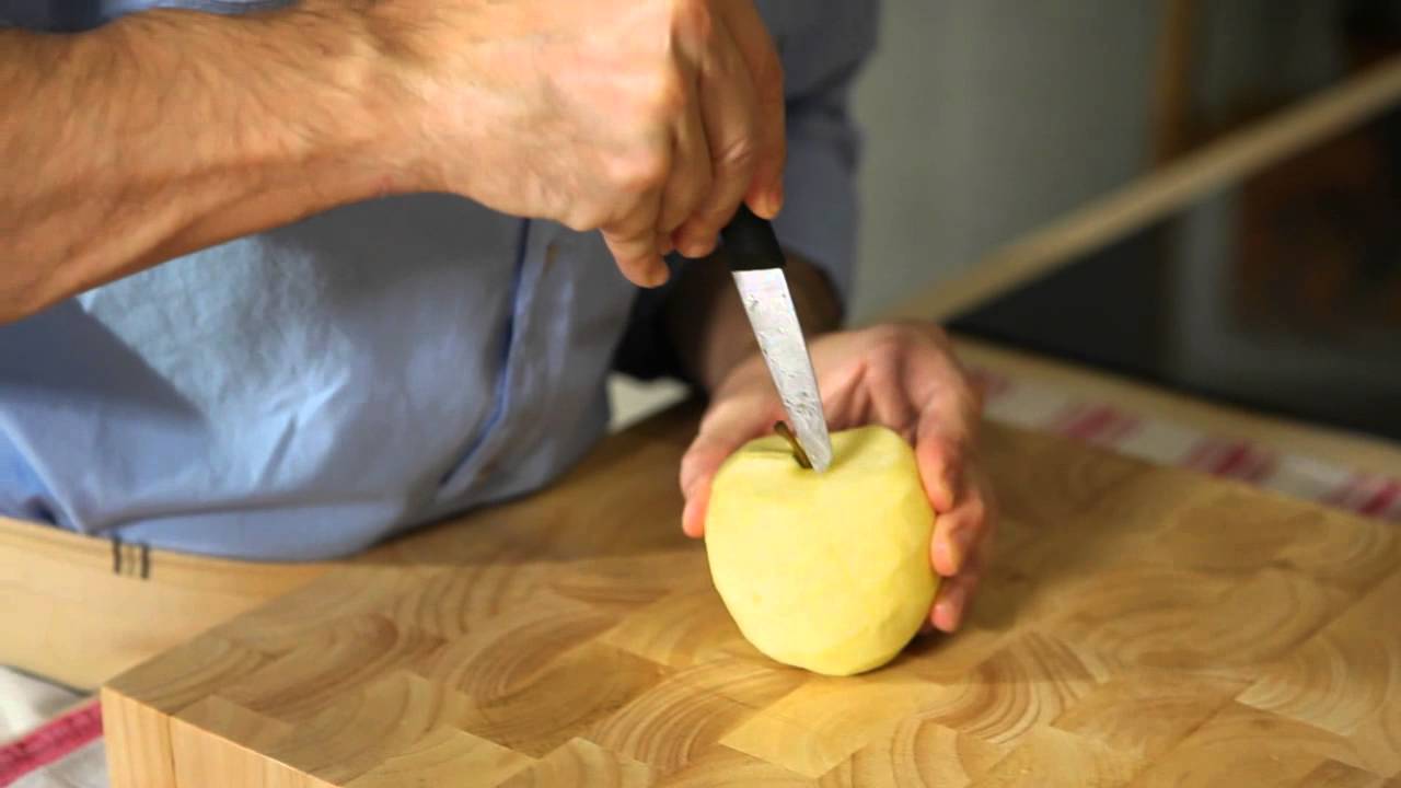 Come togliere il torsolo delle mele - YouTube