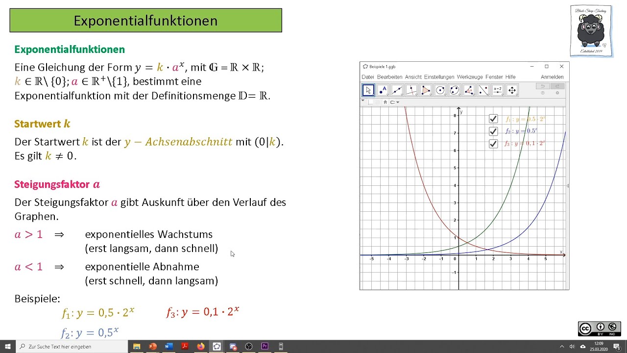 Exponentialfunktionen - weitere Funktionen #1 - YouTube