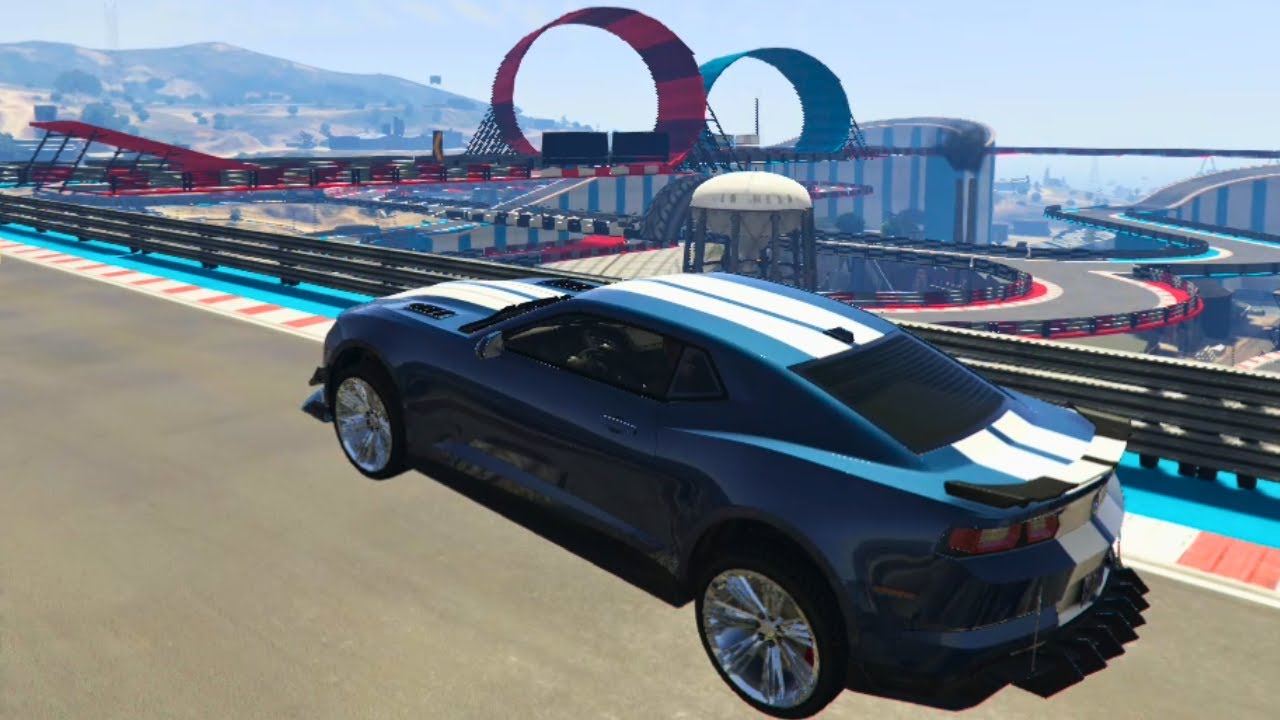 GTA Race Gameplay - Double Loop Race - GTA 5 Online - YouTube