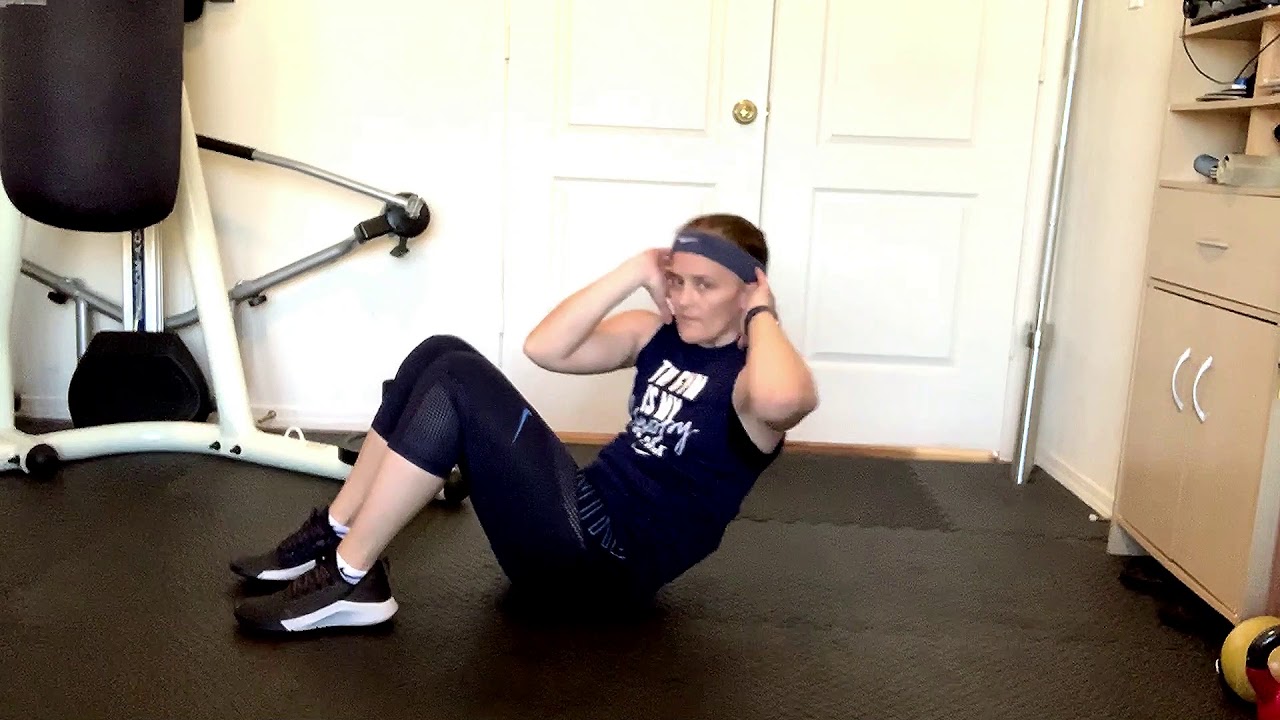 Rotating Sit Up - YouTube