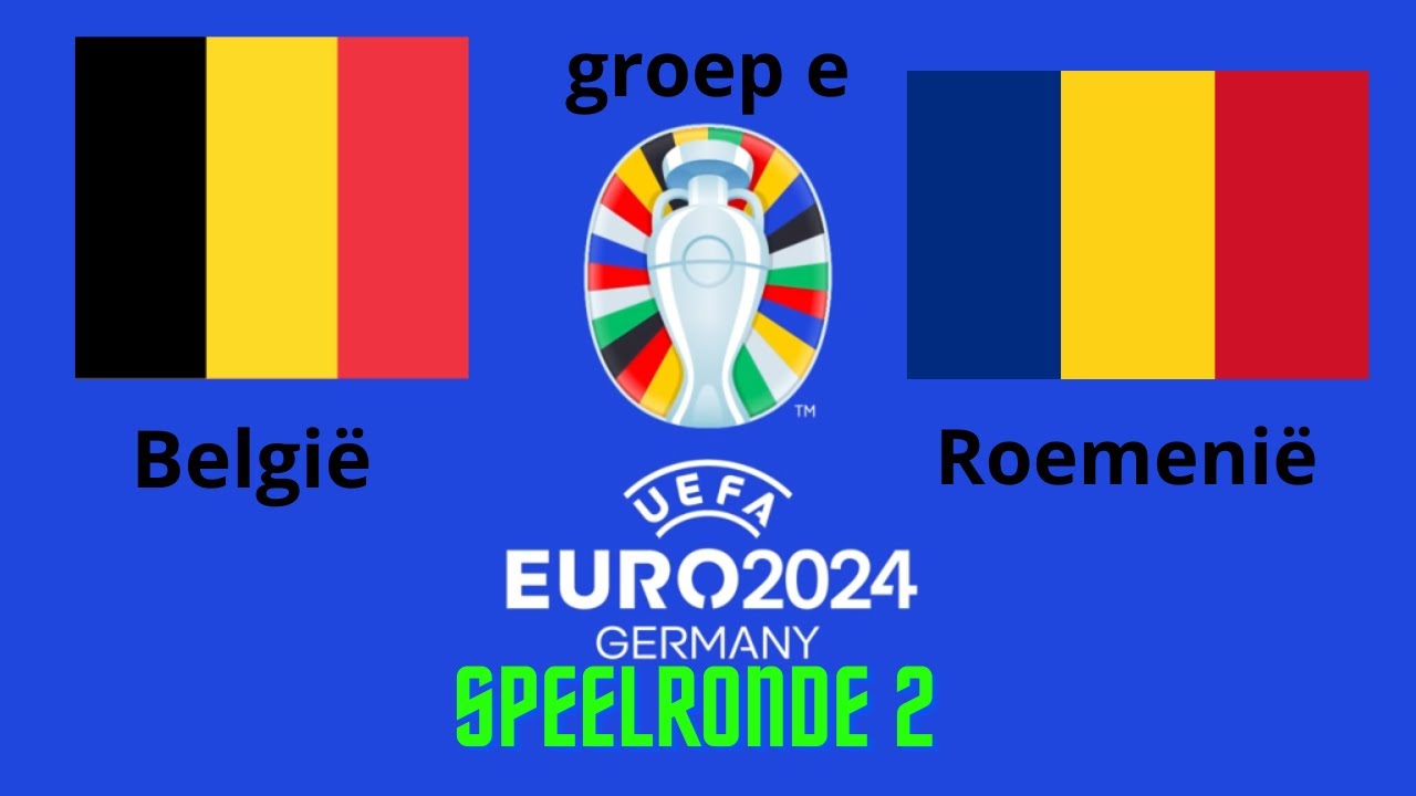 ek 2020#24 België-Roemenië groepfase - YouTube