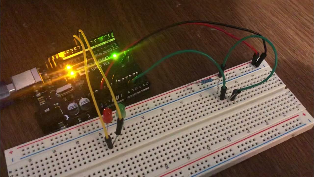 Controlling LEDs with thermistor sensor and arduino - YouTube