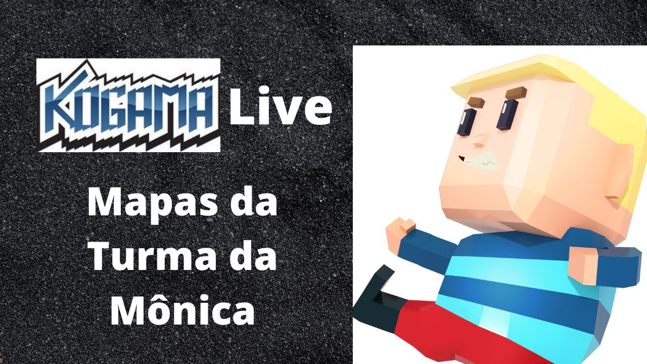 Kogama Live Especial - Mapas da Turma da Mônica - YouTube