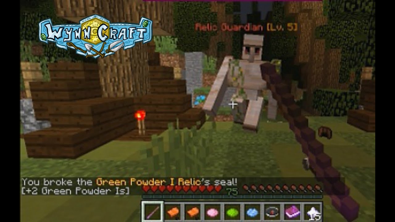 Wynncraft 1.13: Tier 1 Powder Relics! - YouTube