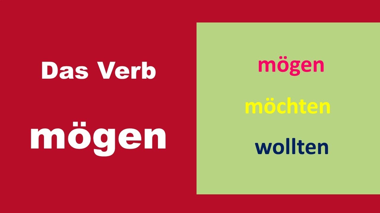 Das Besondere am Verb "mögen" (B2) - YouTube