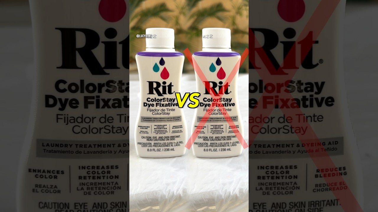 Rit Colorstay Dye Fixative VS No Fixate shorts ritdye backtoblack Rit Colorstay Dye Fixative VS No Fixate shorts ritdye backtoblack