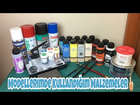 Model Ve Maketlerde Macun, Zımpara, Astar, Boya, Vernik Hakkında Bilgiler / Airbrush Boya Hazırlama