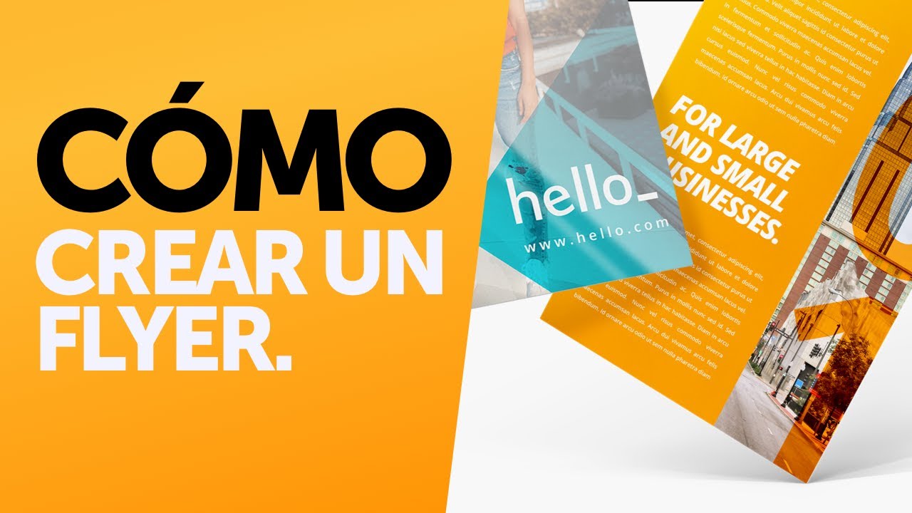 Así es como se hace un flyer vistoso en menos de dos minutos - YouTube