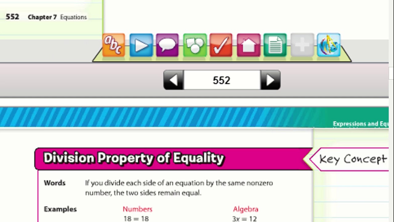 6th Grade Math Chapter 7 Lesson 4: Multiplication Equations - YouTube